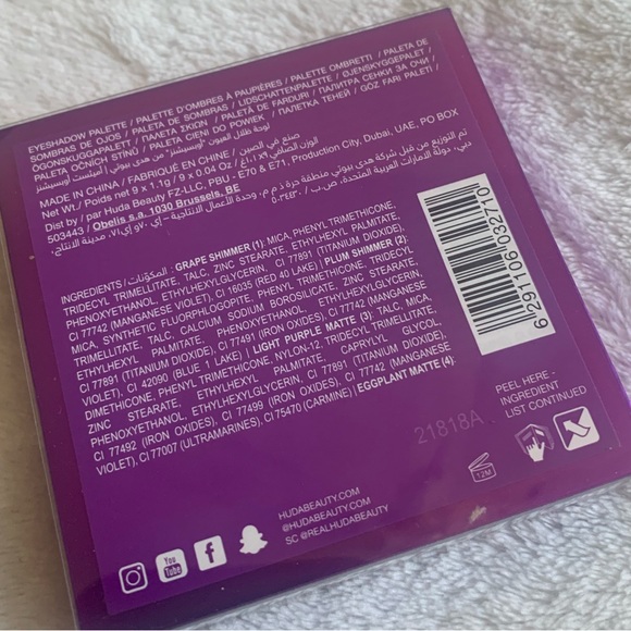 HUDA BEAUTY | Makeup | Huda Beauty Amethyst Obsessions Eyeshadow Palette Bnib | Poshmark